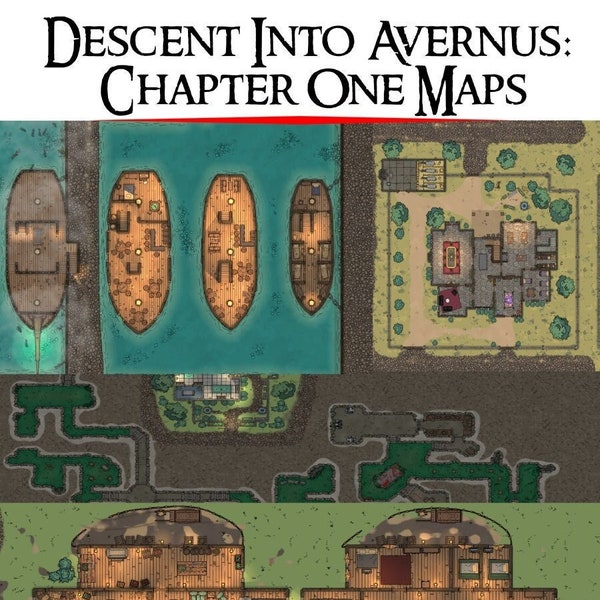 Descent Into Avernus Maps - Etsy