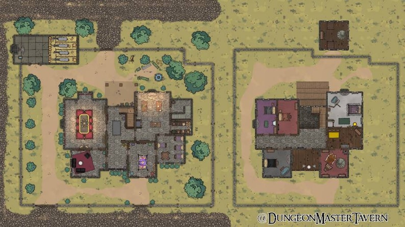 Descent Into Avernus Chapter One Maps - Etsy