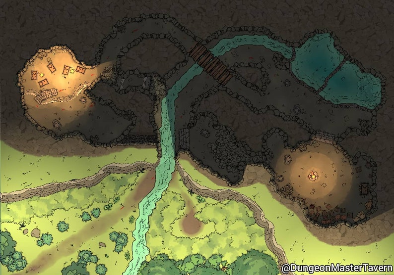 Lost Mine of Phandelver Chapter One + Chapter Two Maps - Etsy UK