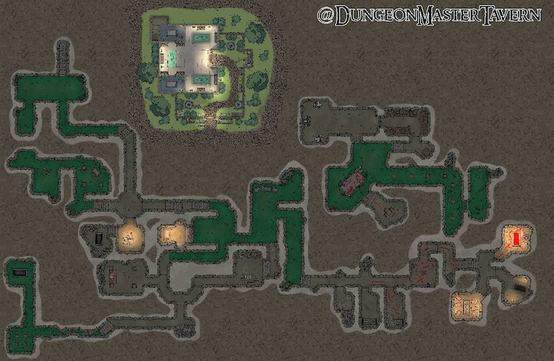 Descent Into Avernus Chapter One Maps - Etsy