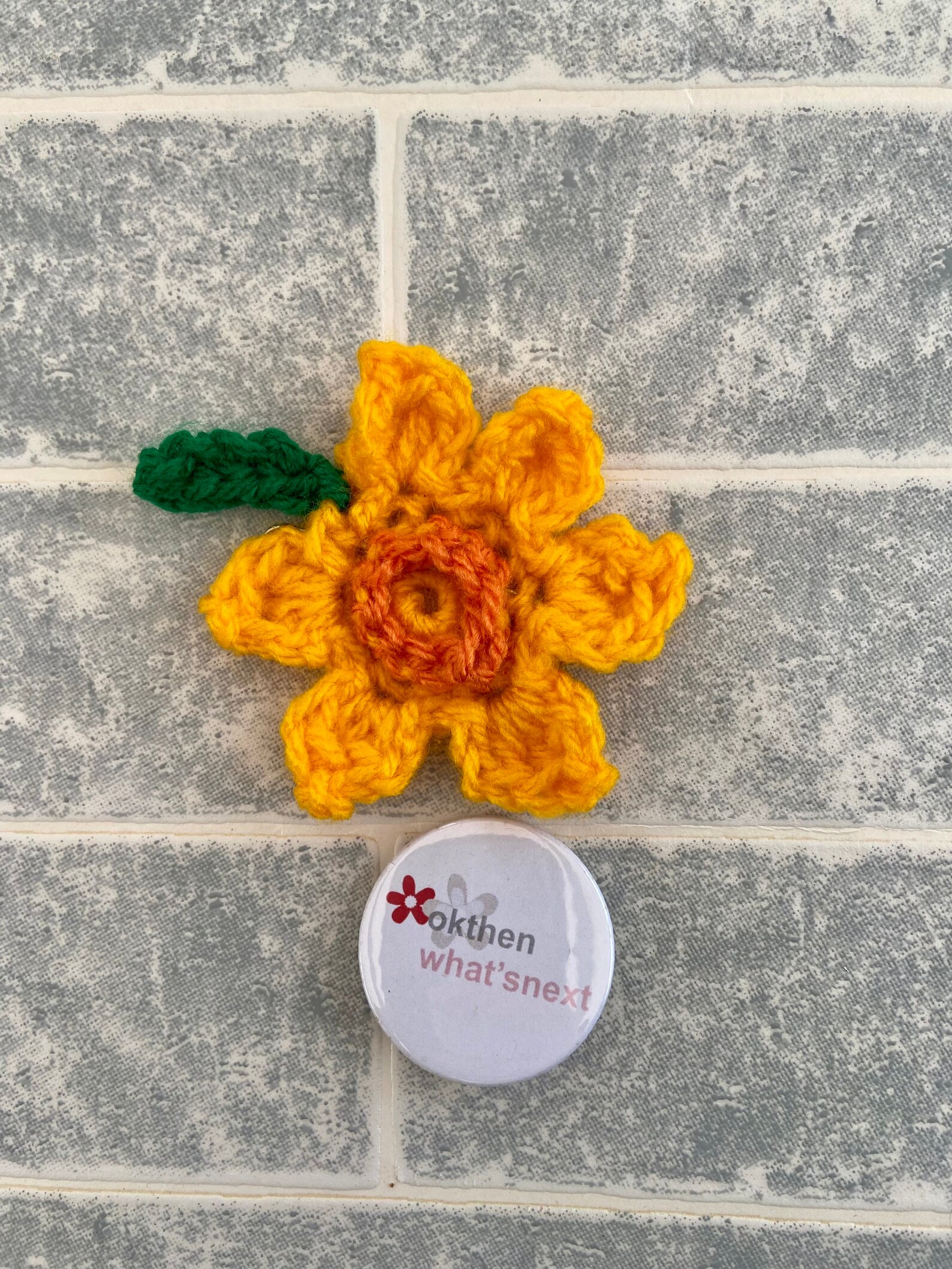 Daffodil Badge Brooch for St David's Day or Marie Curie - Etsy