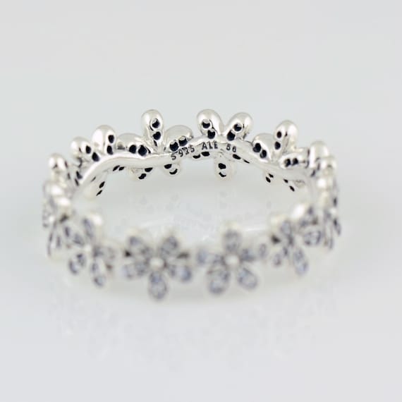 Buy Genuine PANDORA Daisy Flower Band Ring 190934CZ Sterling Silver Cz Brand New Comes With PANDORA Gift Pouch Fast Postage Online in India Etsy