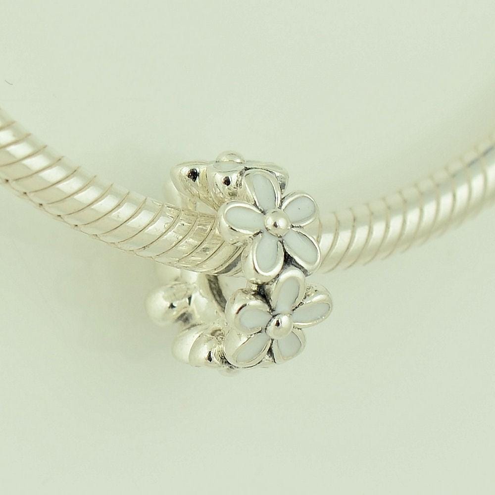 Genuine PANDORA Darling Daisy Spacer Charm 791495EN12 Brand New ...