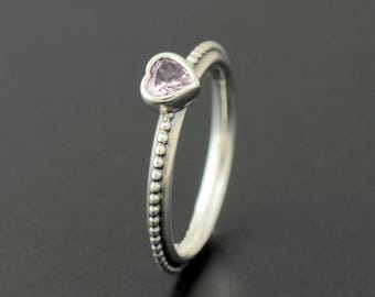 Genuine PANDORA Daisy Flower Band Ring 190934CZ Sterling Silver Cz ...