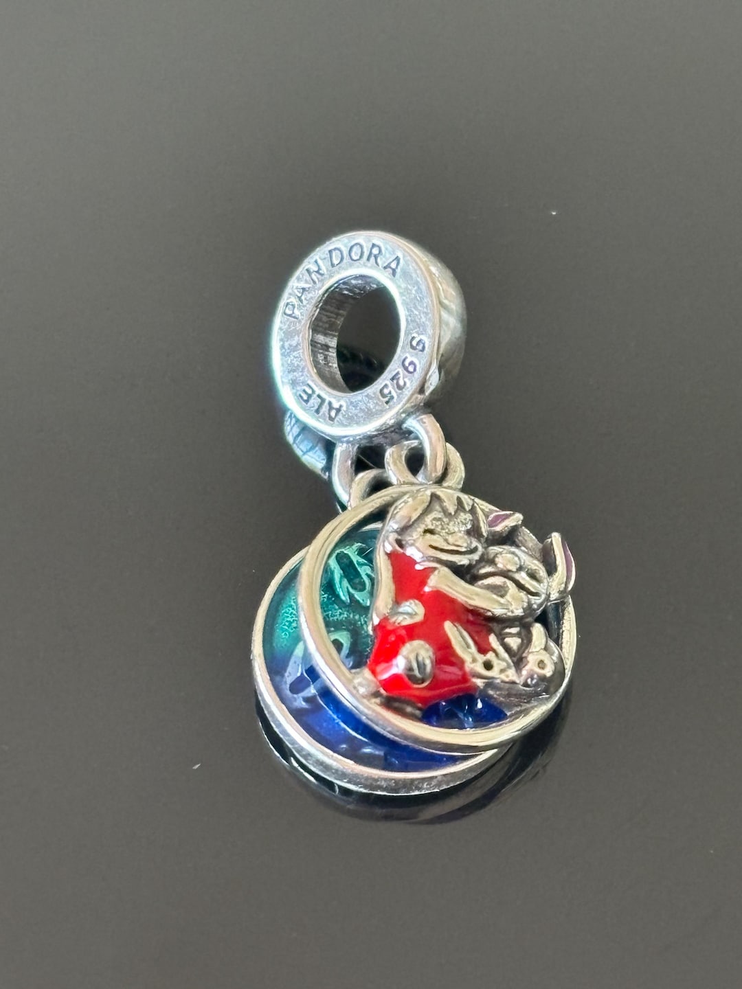 Genuine PANDORA Disney Lilo & Stitch Family Charm 799383C01 Sterling ...