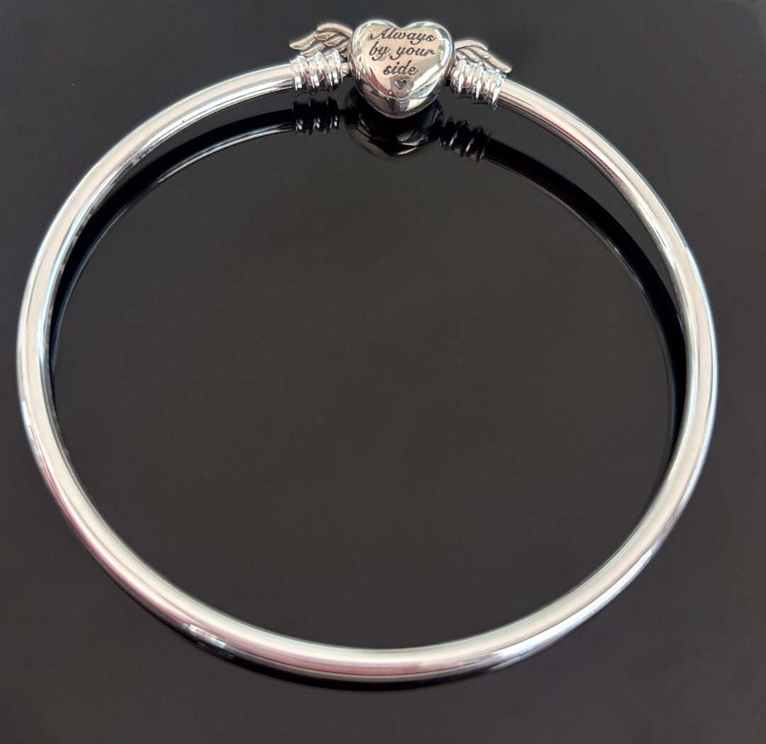Genuine PANDORA Always by My Side Bangle 599379C00 RETIRED Sterling ...