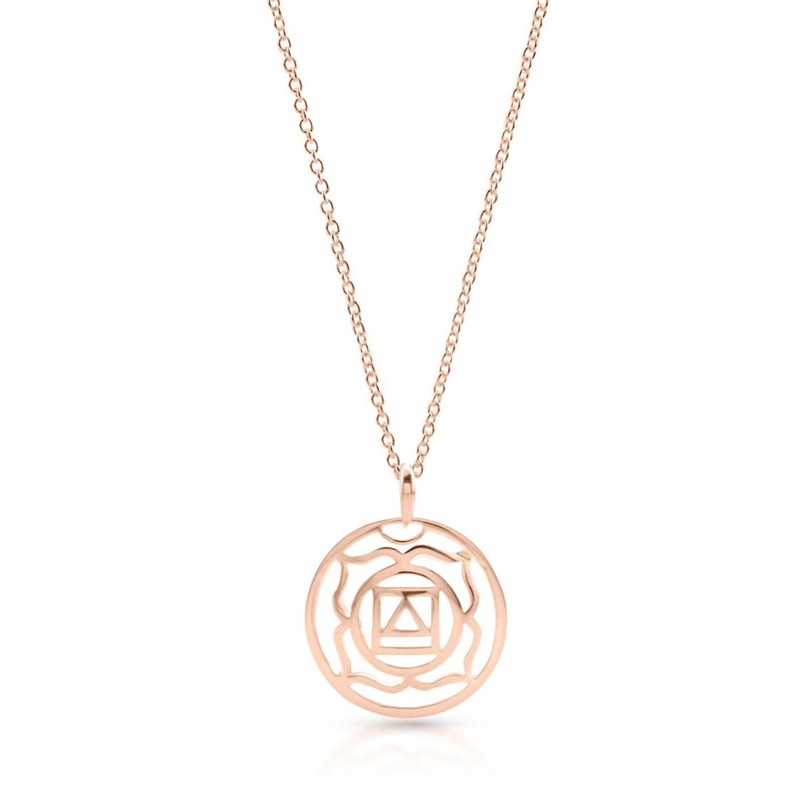 Root Symbol Chakra Pendant Chakra Collection / Sterling Silver, Light ...