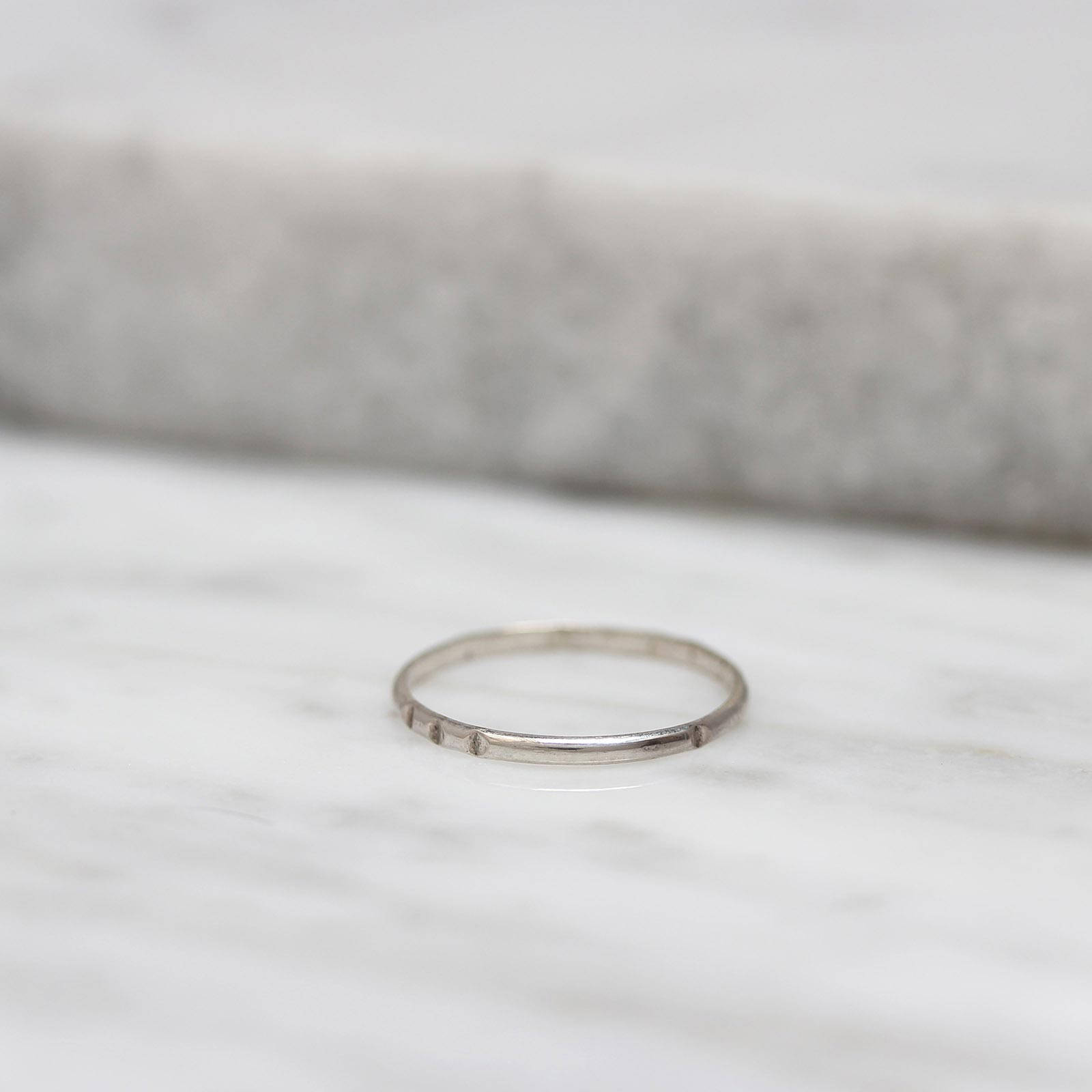 Stacking Half Round Shape Sterling Silver Ring, Handmade, Stacking Ring ...