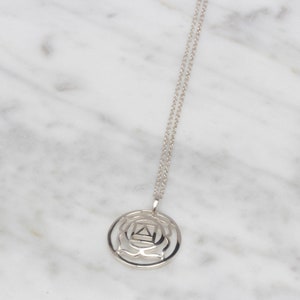 Root Symbol Chakra Pendant - Chakra Collection / Sterling Silver, Light ...