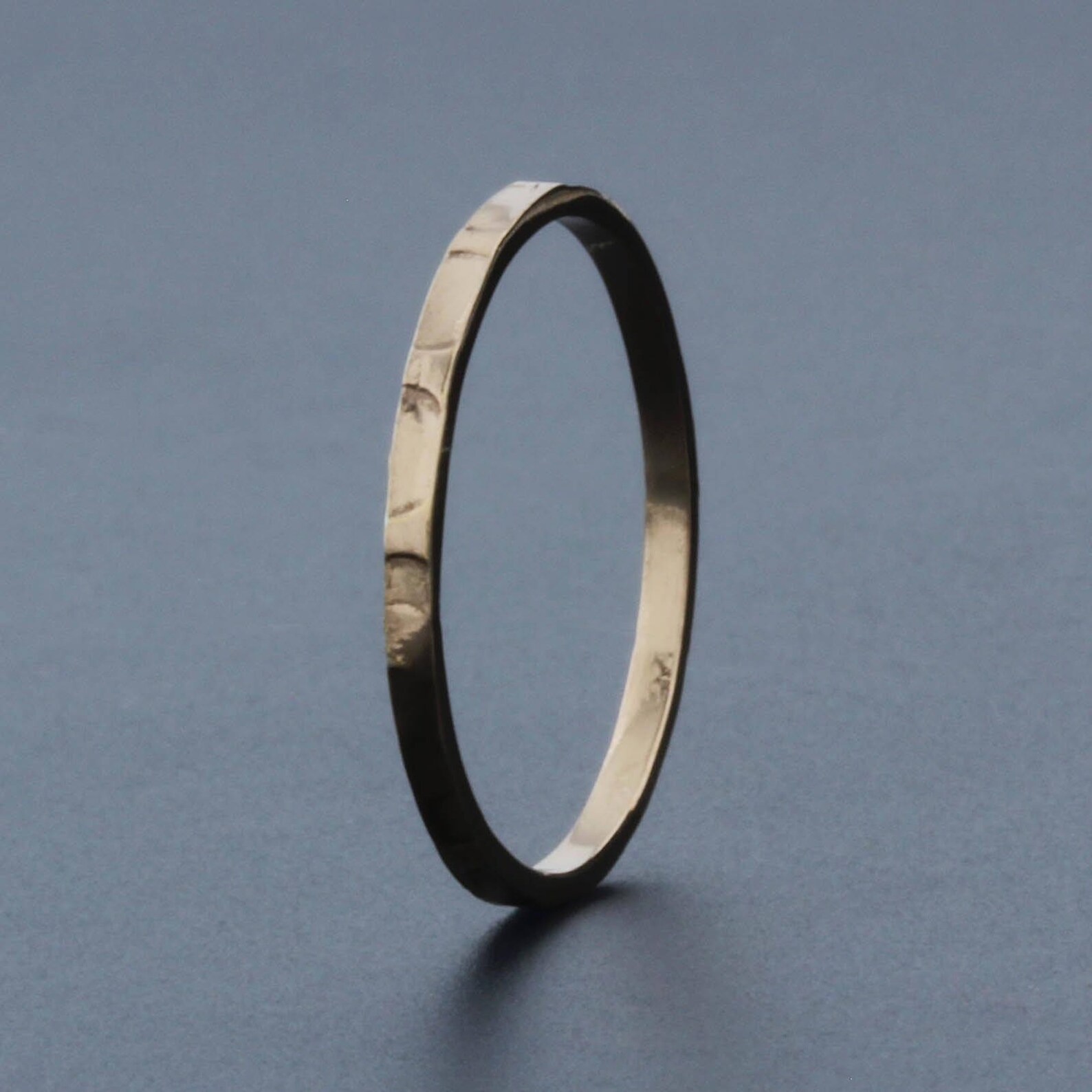 Stacking Rectangular Shape Sterling Silver Ring, Handmade, Stacking ...