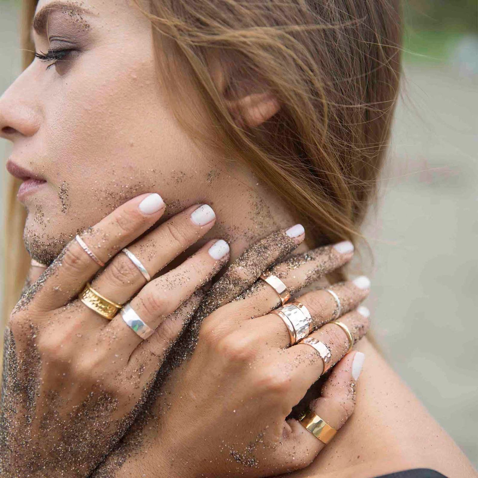 Stacking Sterling Silver Ring, Handmade, Stacking Ring, Choice of ...