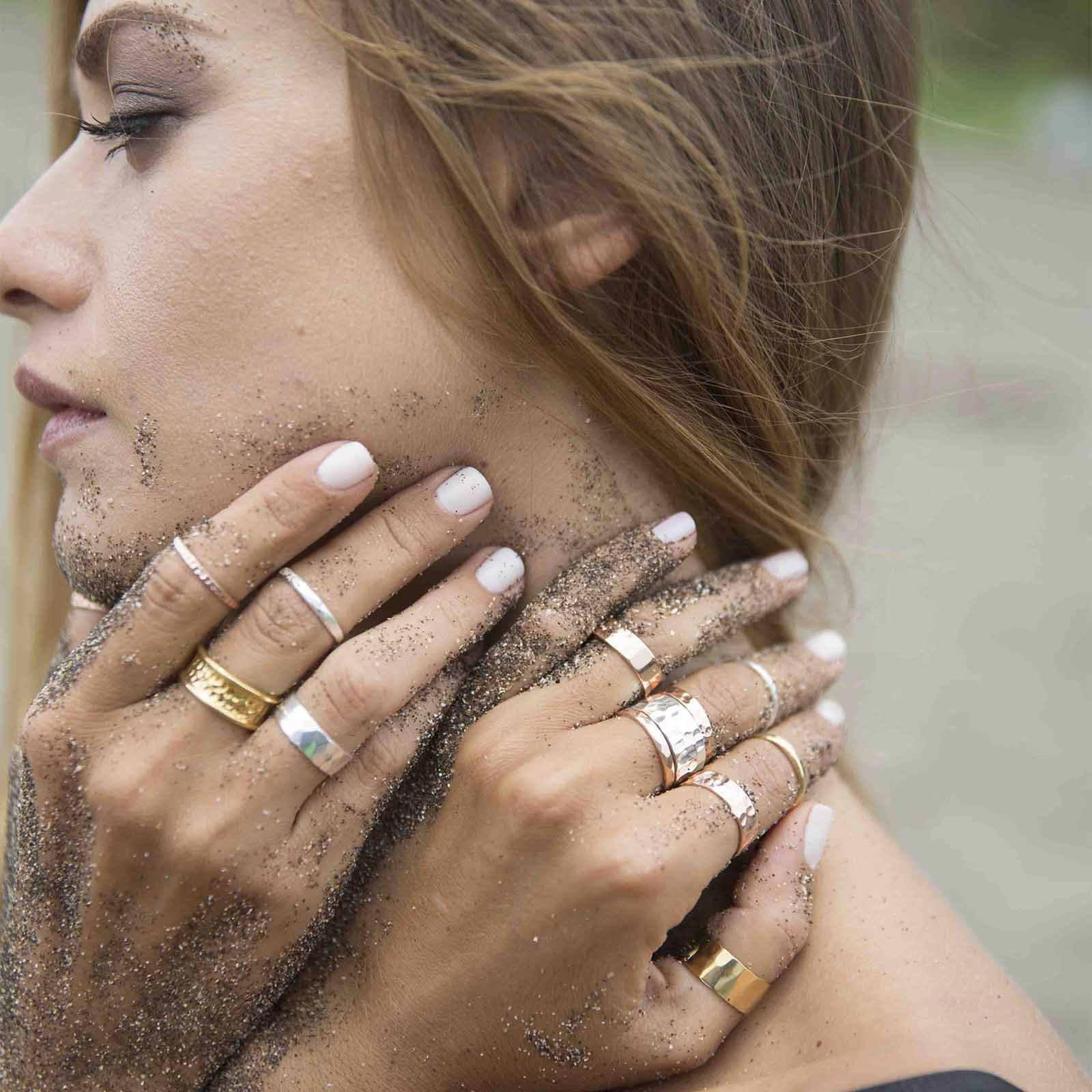 Stacking Sterling Silver Ring, Handmade, Stacking Ring, Choice of ...