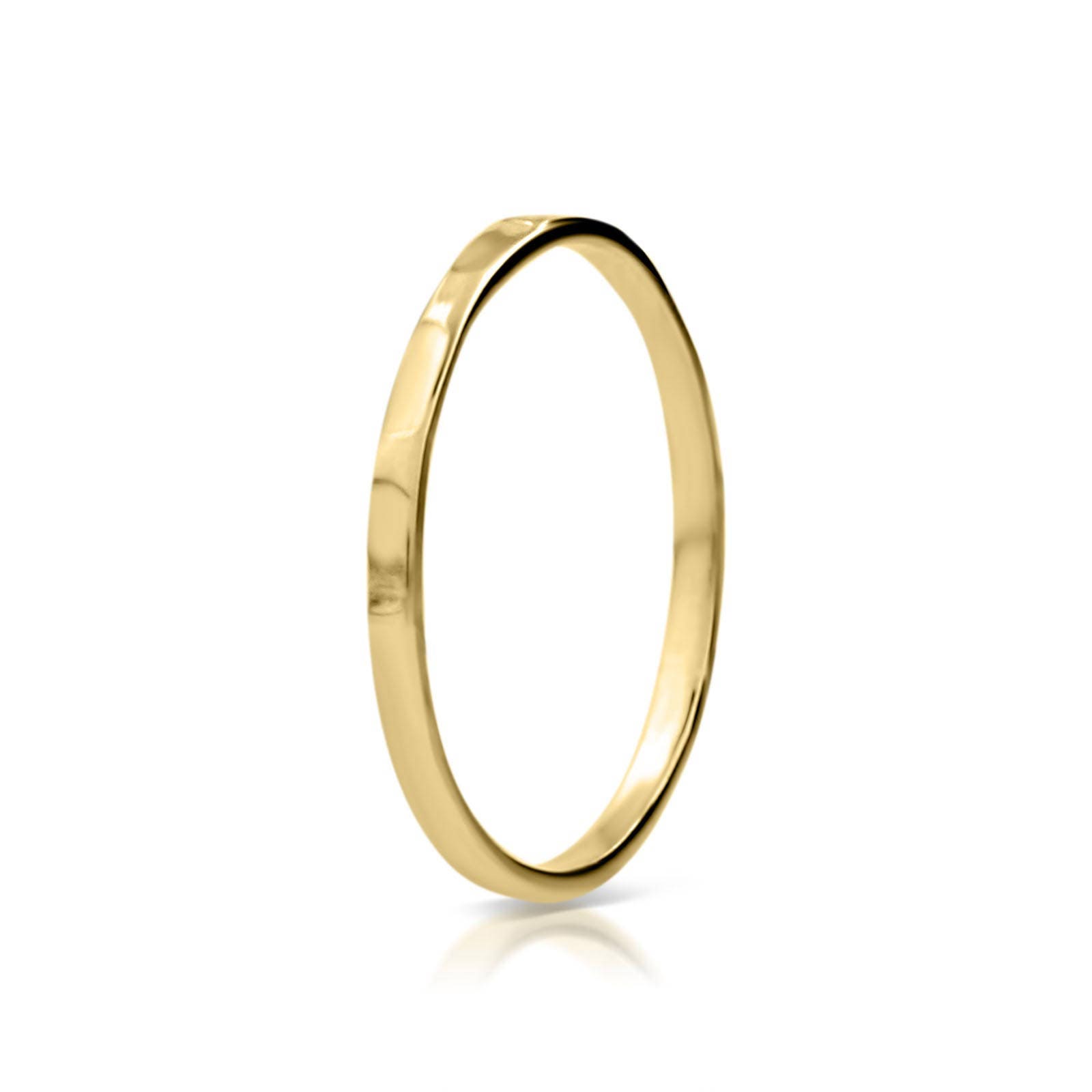 Stacking Rectangular Shape Sterling Silver Ring, Handmade, Stacking ...