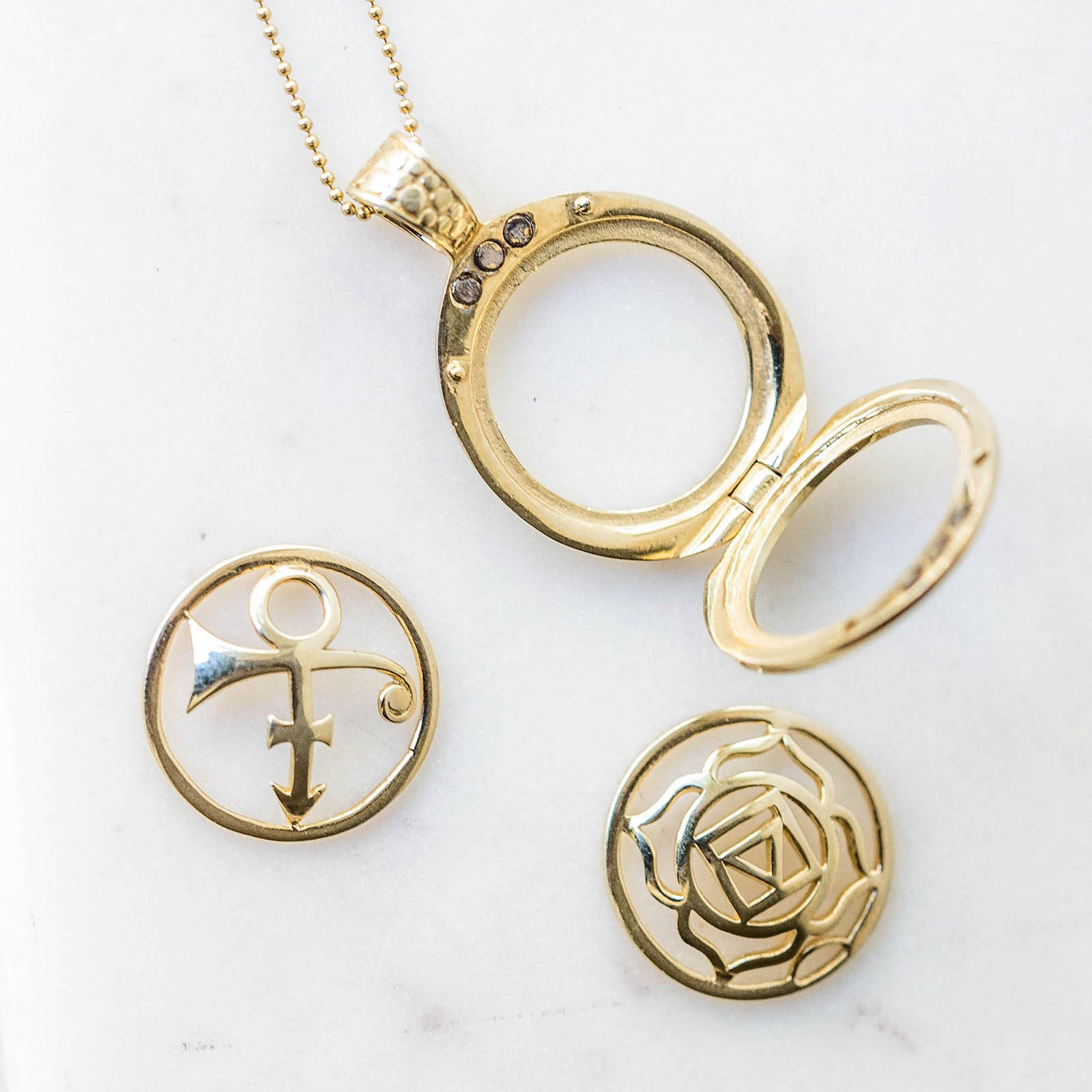 Chakra Collection - Root Locket Insert Chakra COIN / Sterling Silver ...