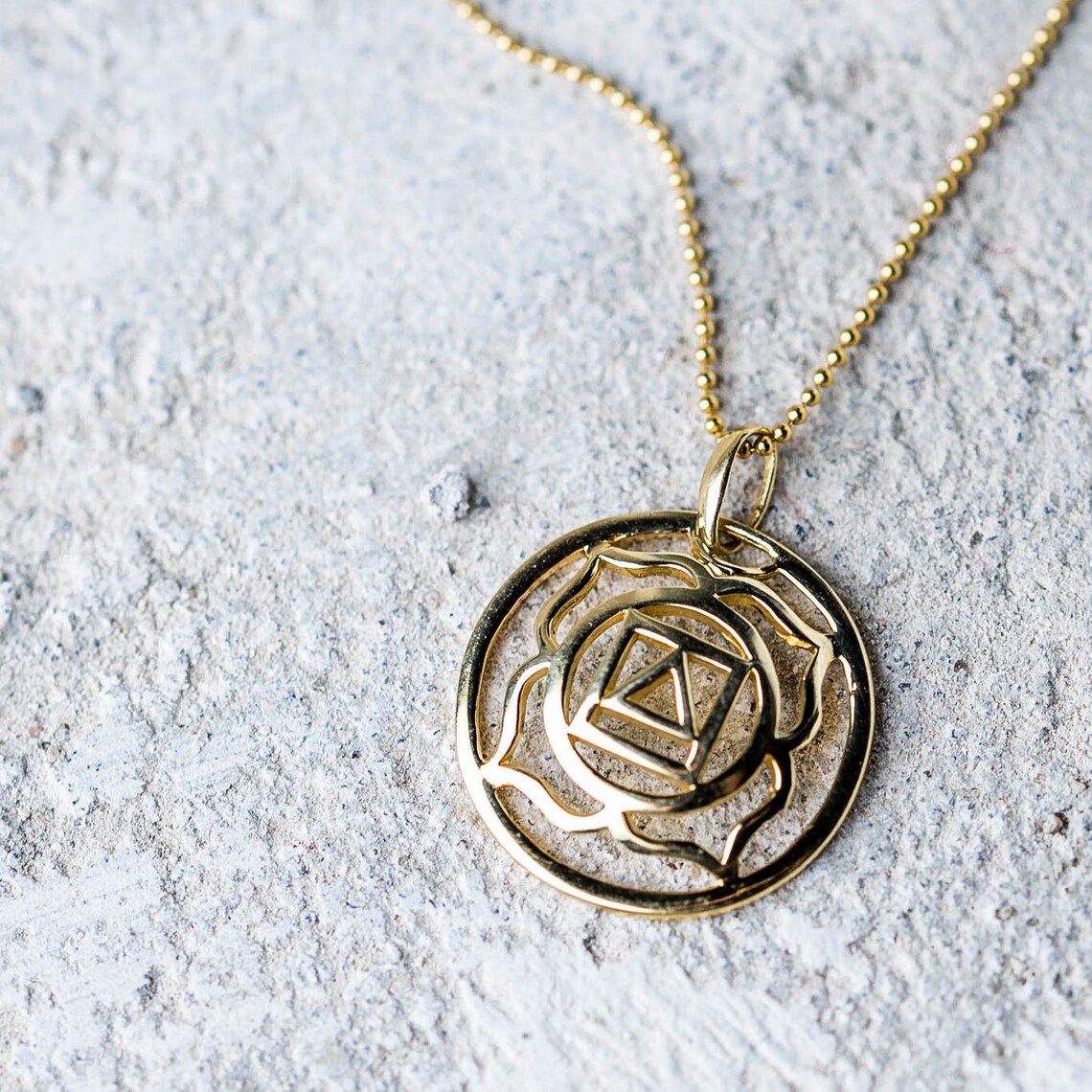 Root Symbol Chakra Pendant Chakra Collection / Sterling Silver, Light ...