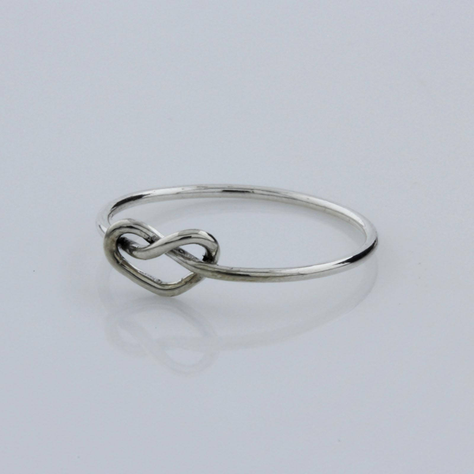 Stacking Round Shape Sterling Silver Ring Handmade Stacking - Etsy