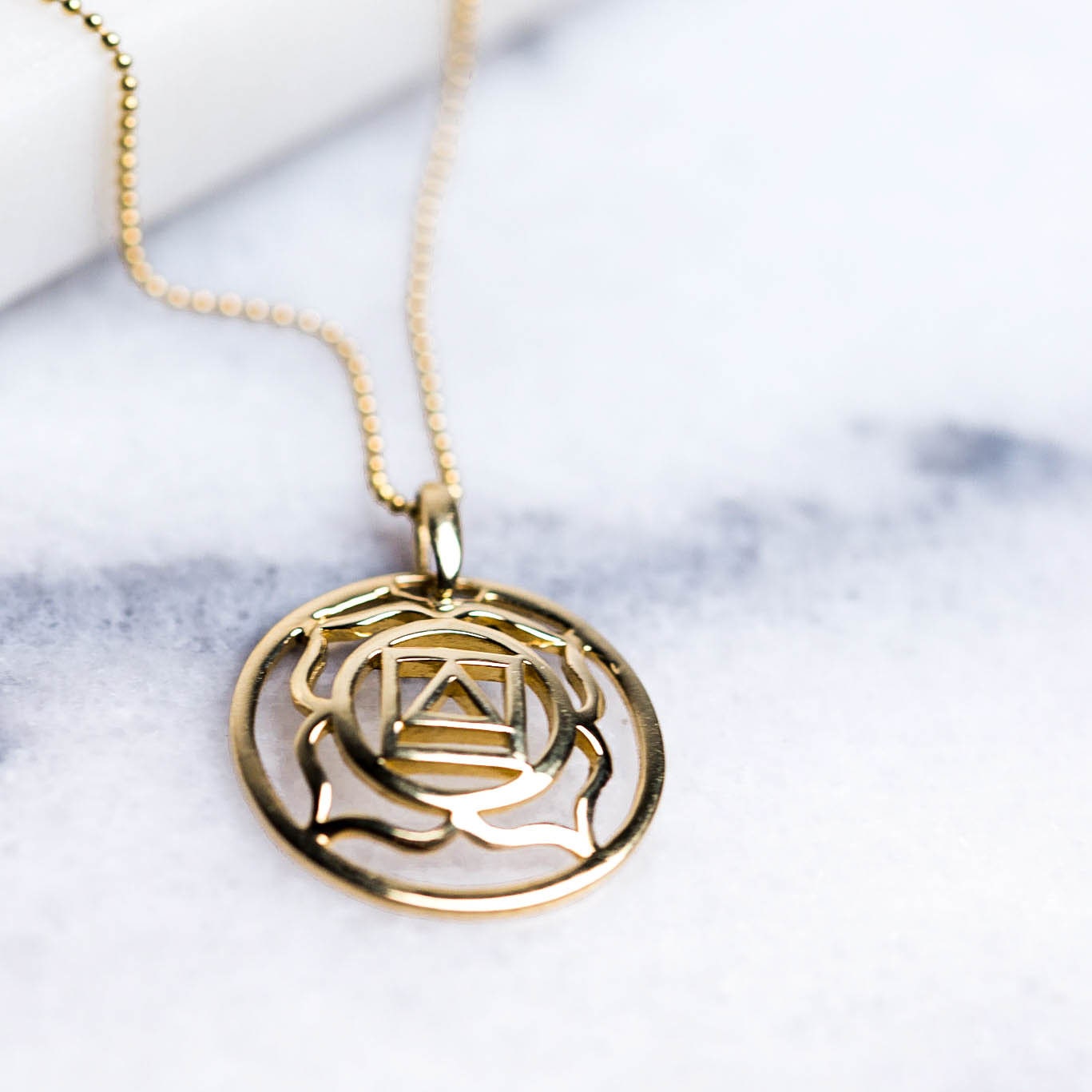 Root Symbol Chakra Pendant - Chakra Collection / Sterling Silver, Light ...