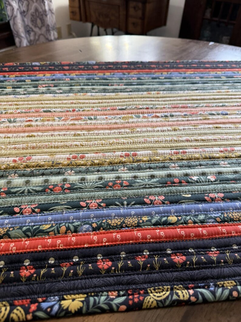 Handmade Rectangle Jelly Roll Rug 24 1/4 X 42free SHIPPING Wanderlust ...