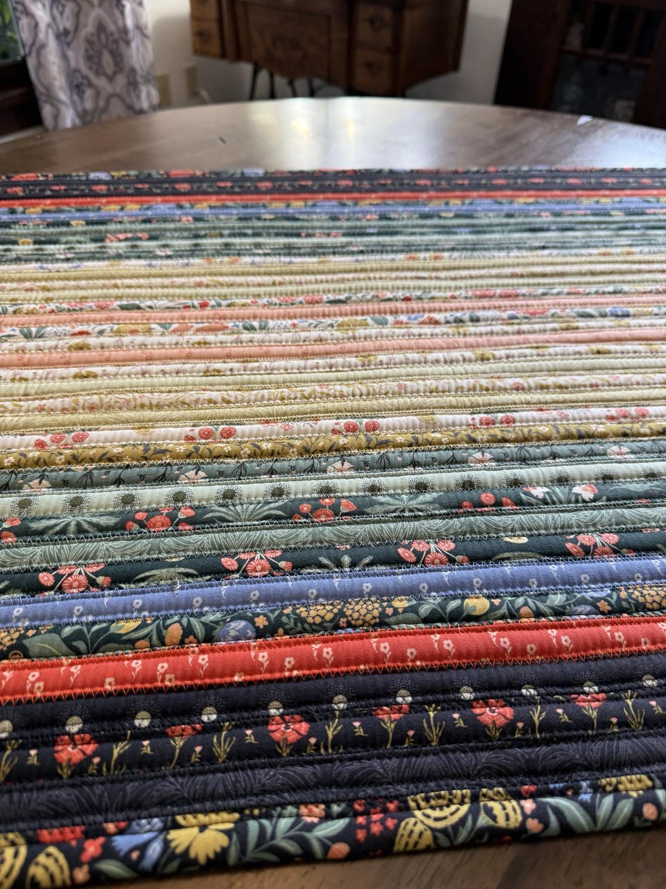 Handmade Rectangle Jelly Roll Rug 24 1/4 X 42free SHIPPING Wanderlust ...