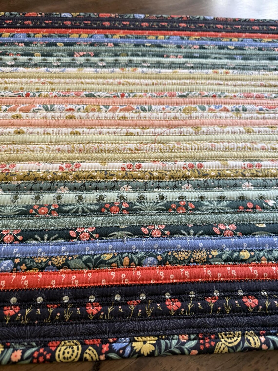 Handmade Rectangle Jelly Roll Rug 24 1/4 X 42free SHIPPING Wanderlust ...