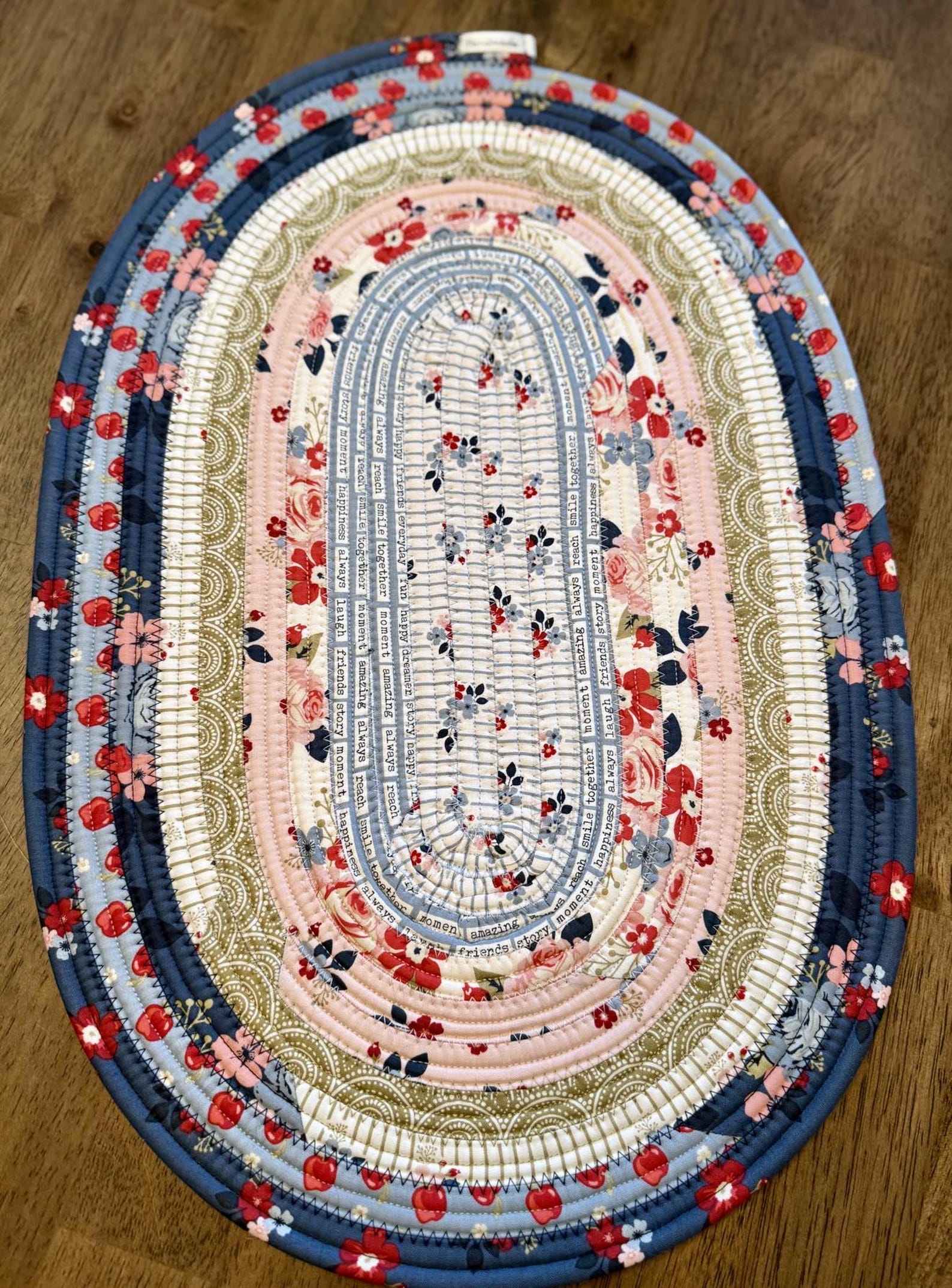 Vintage Charm Jelly Roll Placemats. Set of 2. Design by Riley Blake ...