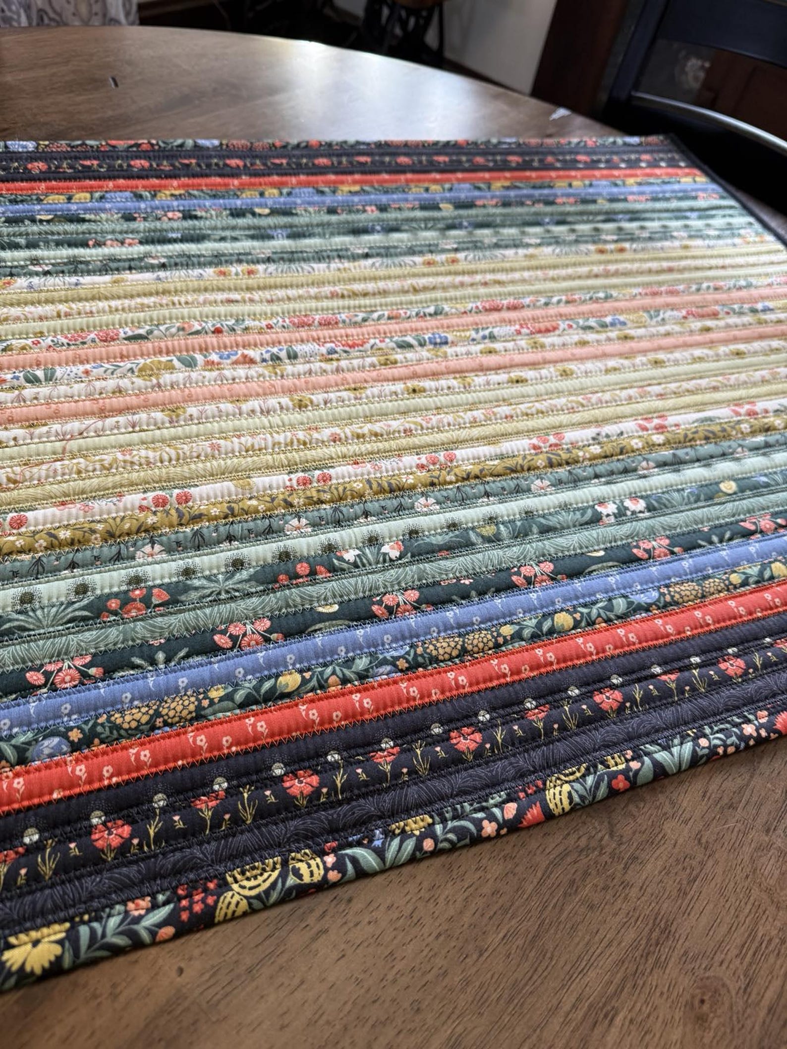 Handmade Rectangle Jelly Roll Rug 24 1/4 X 42free SHIPPING Wanderlust ...