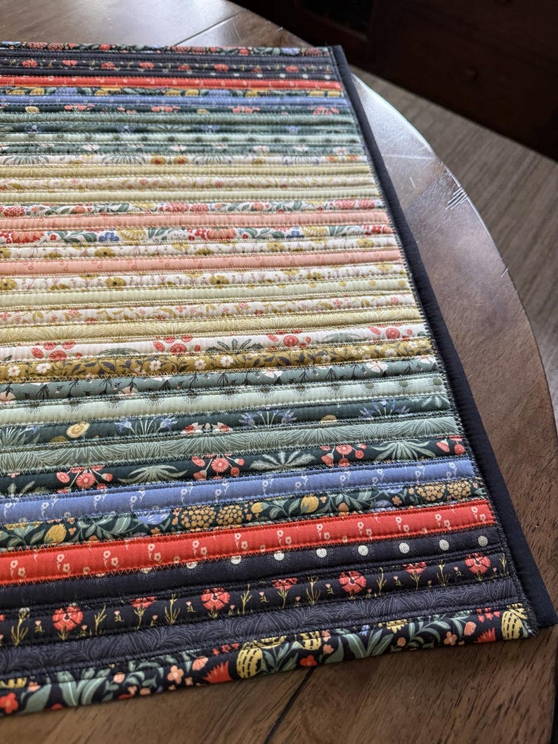 Handmade Rectangle Jelly Roll Rug 24 1/4 X 42free SHIPPING Wanderlust ...