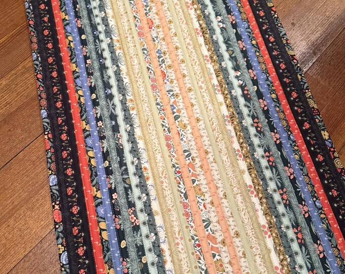Handmade Rectangle Jelly Roll Rug 24 1/4" X 42" Wanderlust for Riley ...