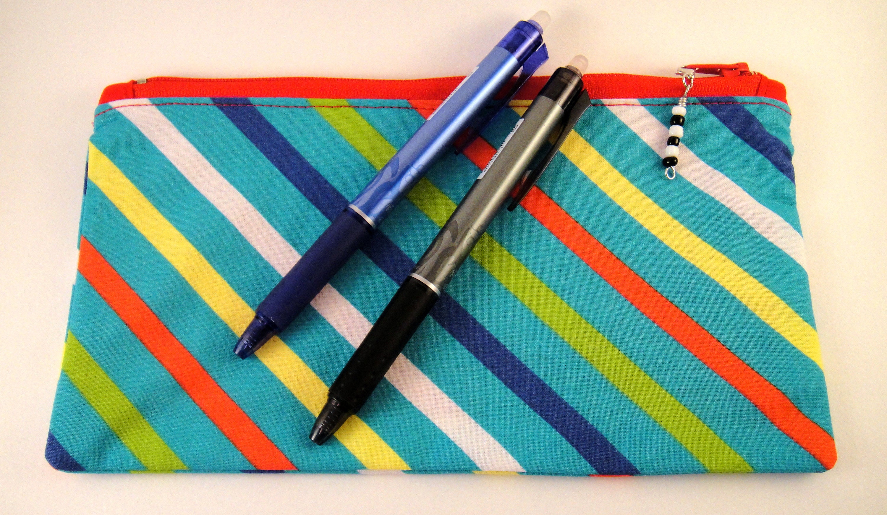 Colorful Pencil Case With Zipper // Back to School // FREE Beaded ...