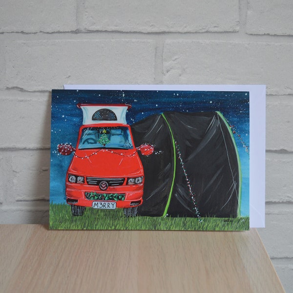 Camper Van Birthday Cards Etsy Uk