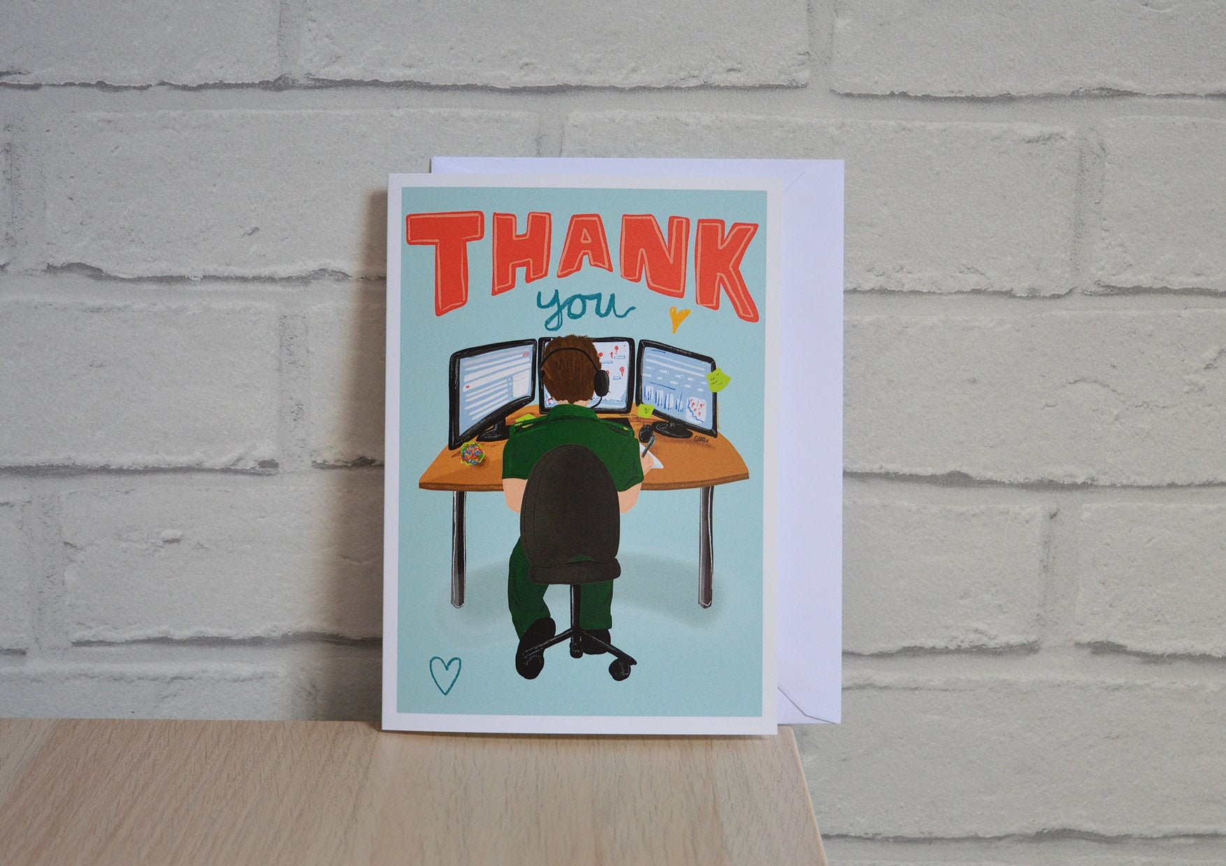 Emergency Call Handler Card Emergency Medical Dispatcher - Etsy UK