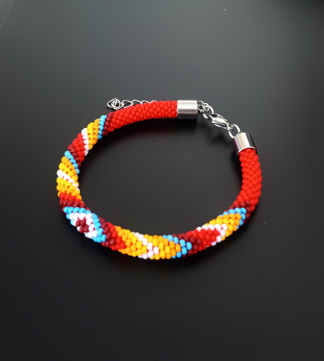 Red Native American Indian Inspired Bracelet, Birthday Gifts for Her ...