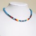 Thin Native American Beadwork Necklace, Indian Style Jewelry, Beaded ...