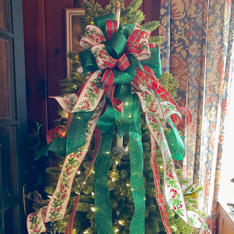 Christmas Tree Bows - Etsy