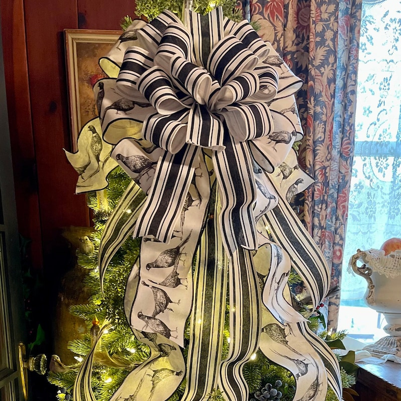 Tree Topper Bows - Etsy