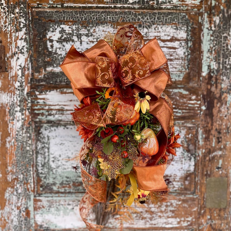 Fall Door Swag - Etsy