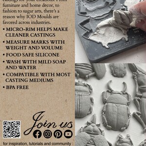 IOD Specimens Decor Mould, Casting Mould for Crafts & Jewelry, Soap ...