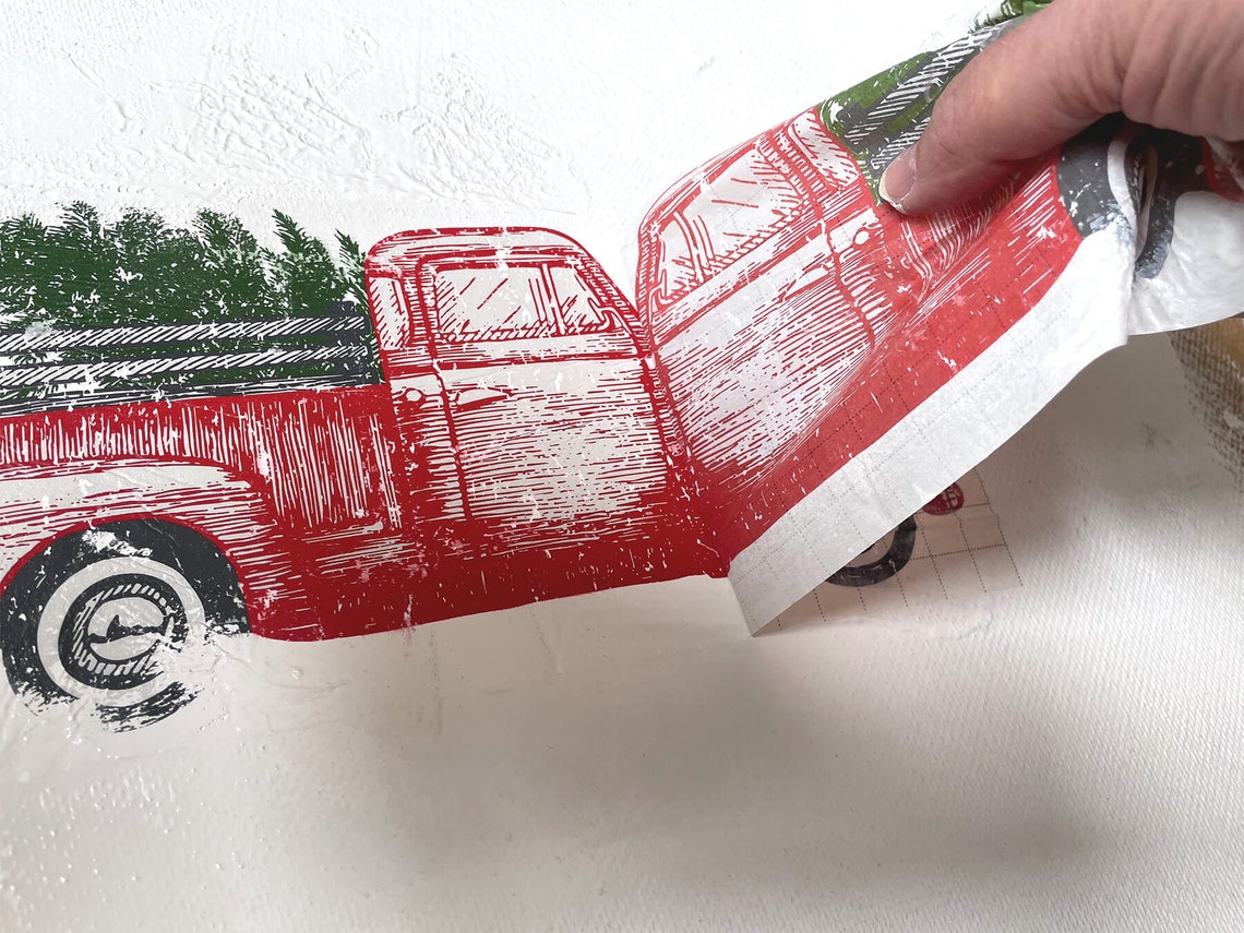 IOD Noel Holiday Paint Inlay Sheet Paint Transfers for - Etsy