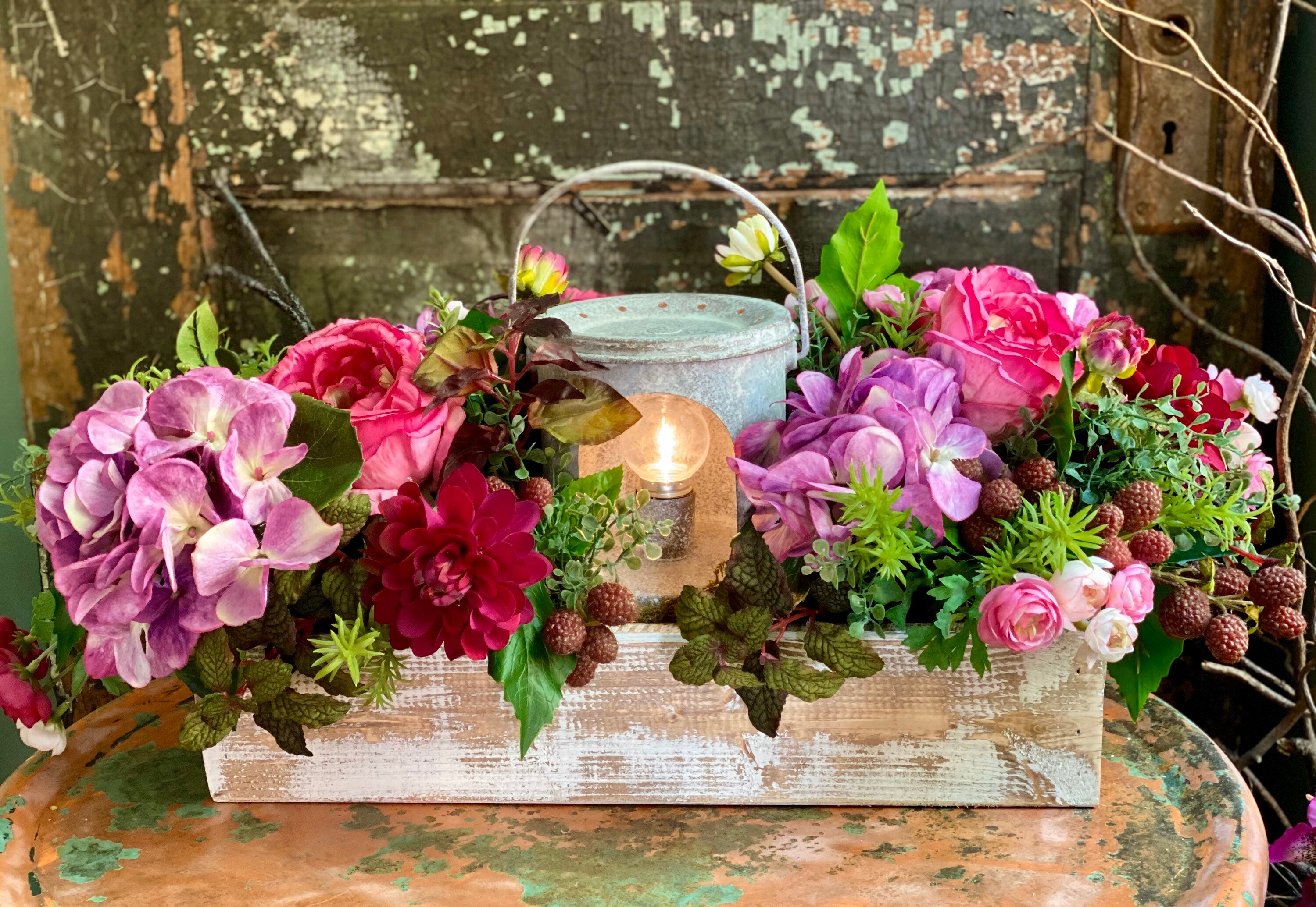 The Claudine French Country Centerpiece for Dining Table - Etsy