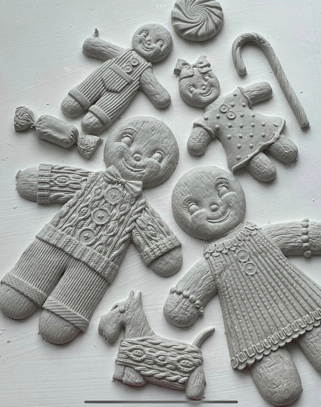 IOD Ginger and Spice Decor Mould, Jewelry Casting Mould, Holiday Mold ...