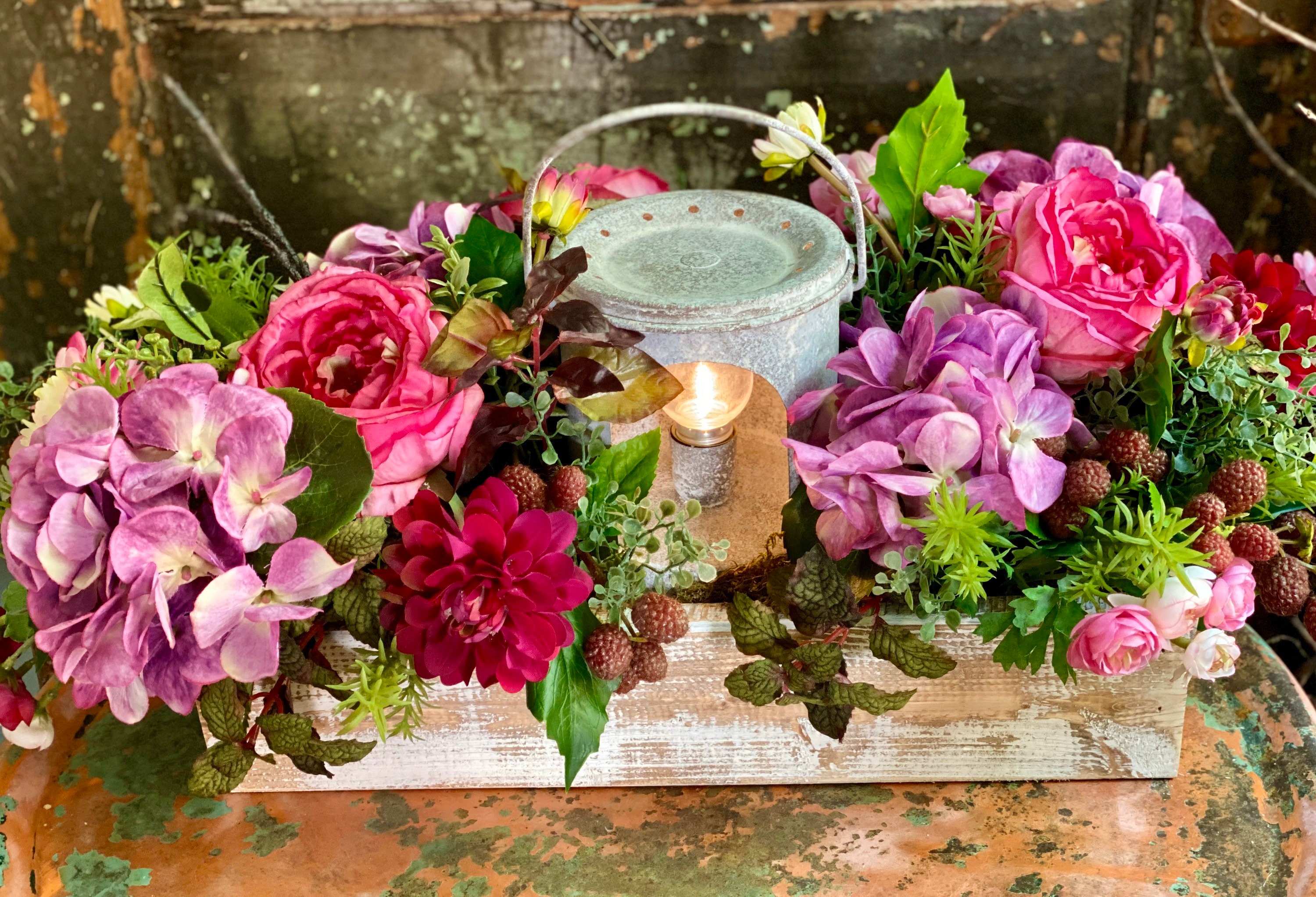 The Claudine French Country Centerpiece for Dining Table - Etsy