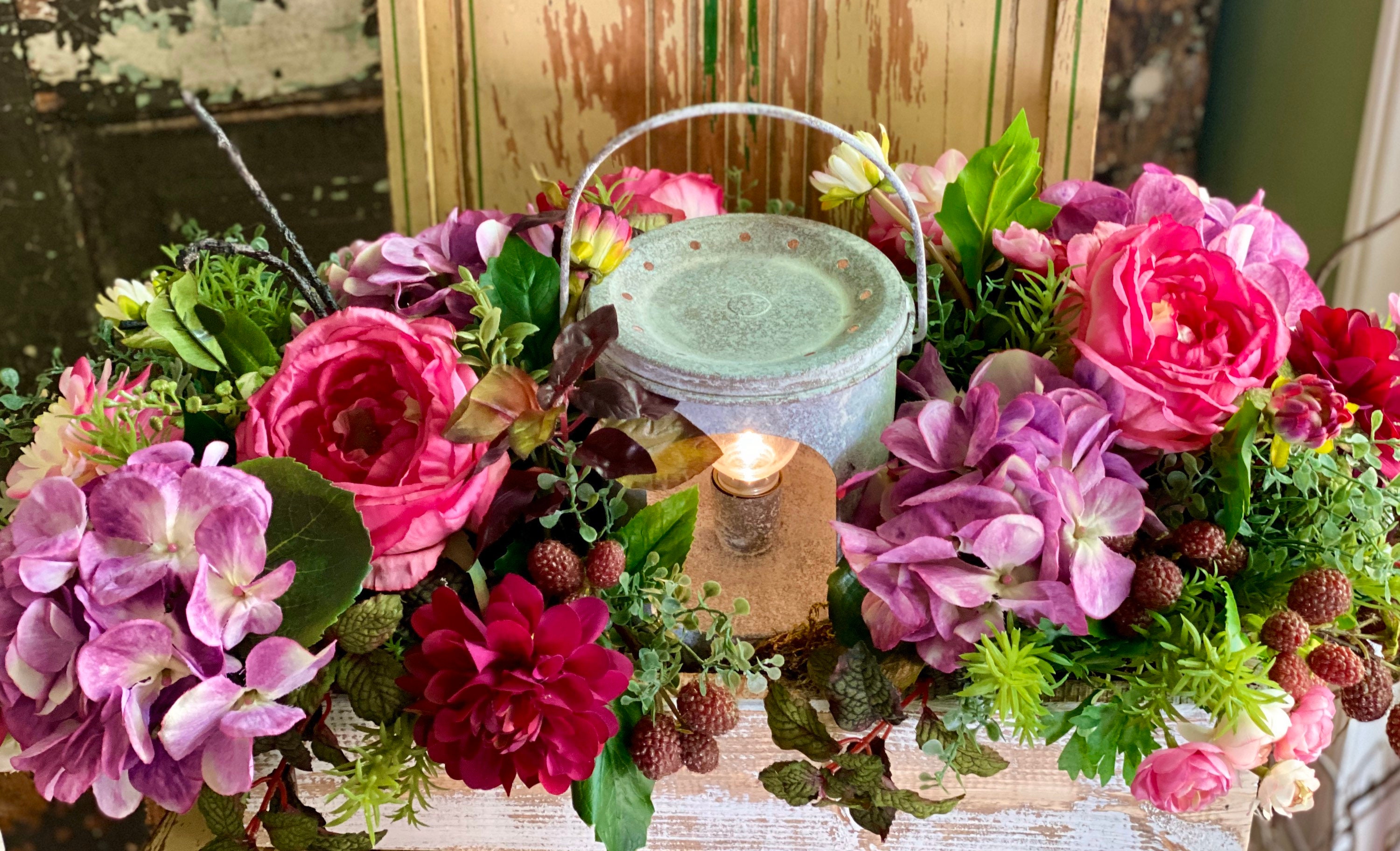 The Claudine French Country Centerpiece for Dining Table - Etsy