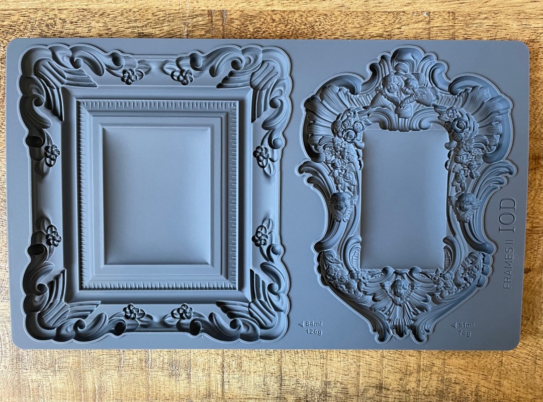 IOD Frames II Decor Mould, Mini Art Frames Casting Mould for Crafts ...