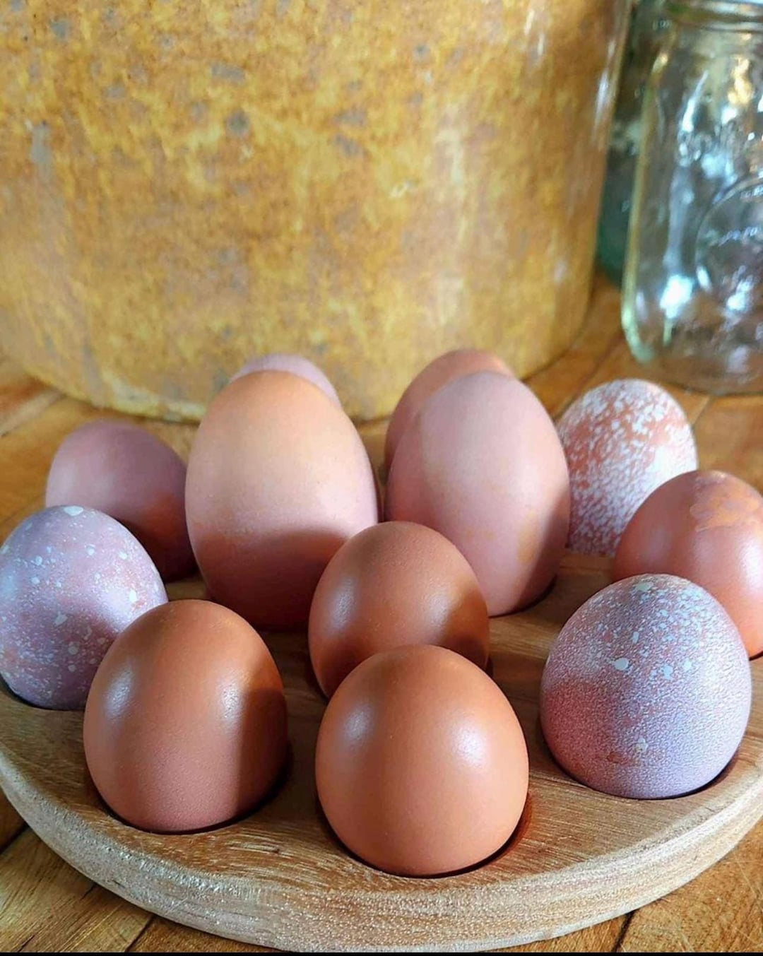 Handmade Countertop Egg Holder Trivet, Farmhouse Egg Caddy, Egg Tray, Wood Egg Display, Egg ...