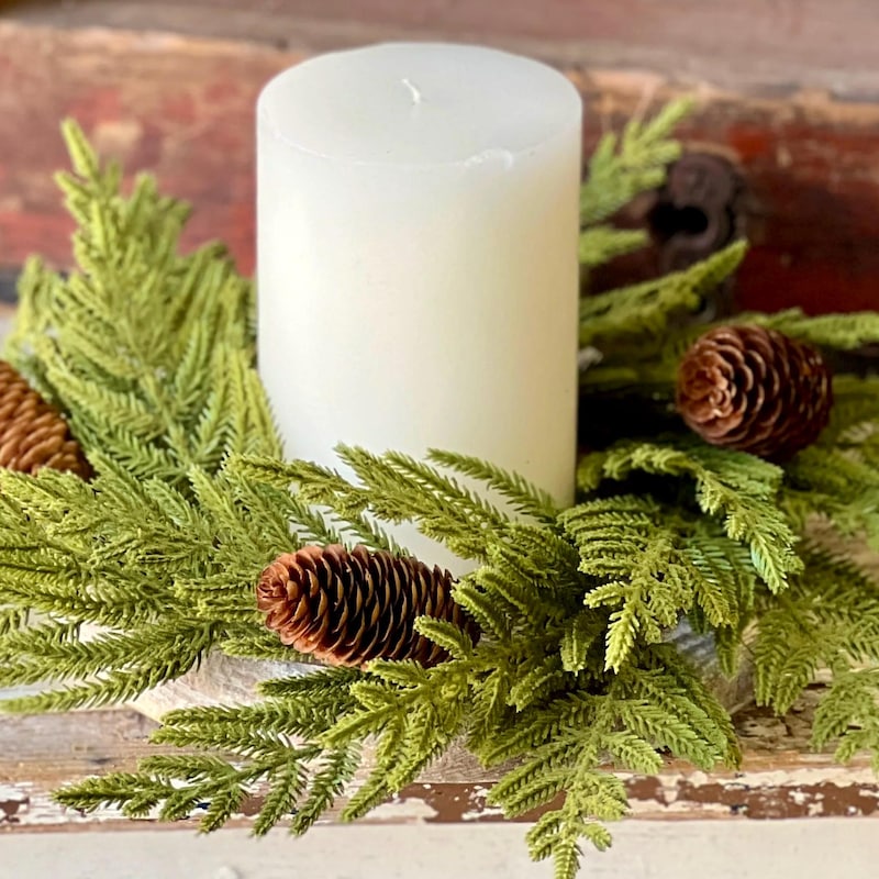 Christmas Candle Rings - Etsy