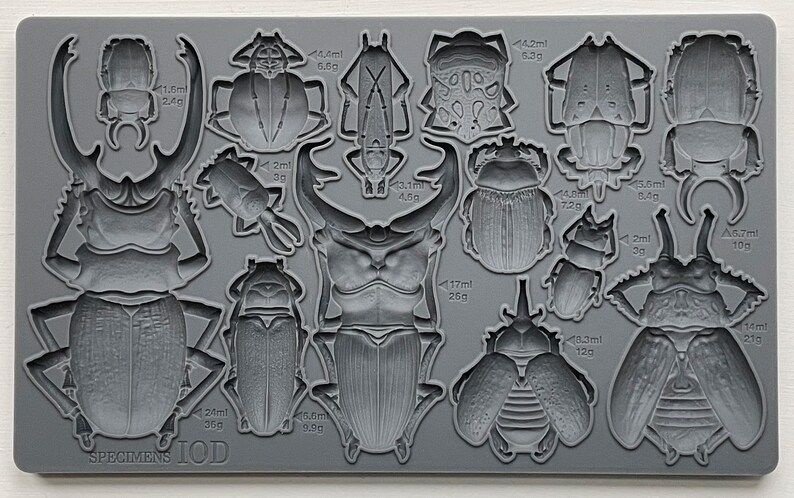 IOD Specimens Decor Mould, Casting Mould for Crafts & Jewelry, Soap ...