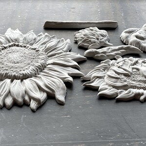 IOD Sunflower Decor Mould, Flower Casting Mould for Crafts, Craft ...