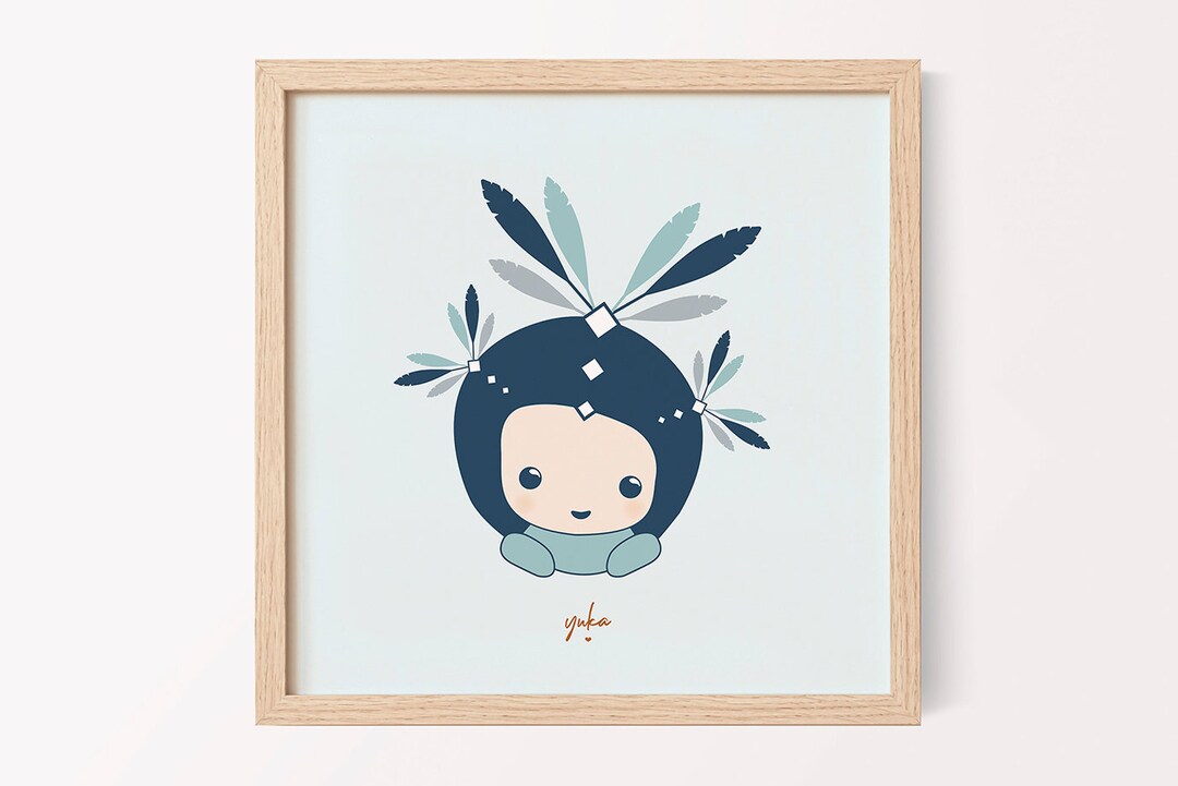 Baby Shaman Illustration / Art Print / Home Decor Yuka Baby - Etsy UK