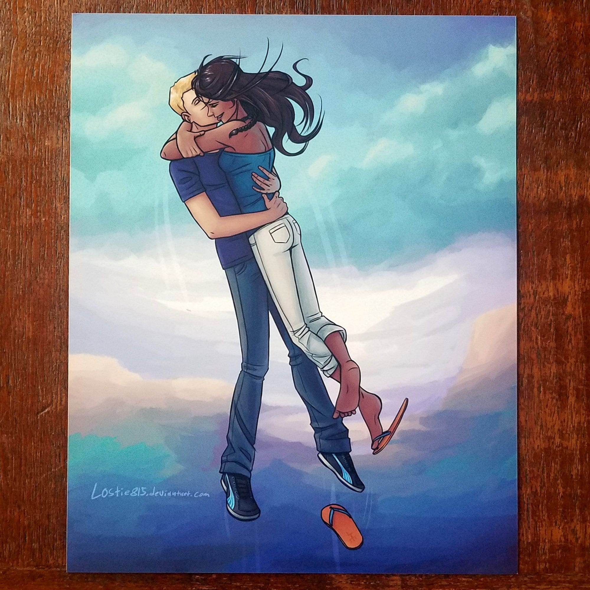 Percy Jackson Jason Grace Piper Mclean Flying Print Etsy