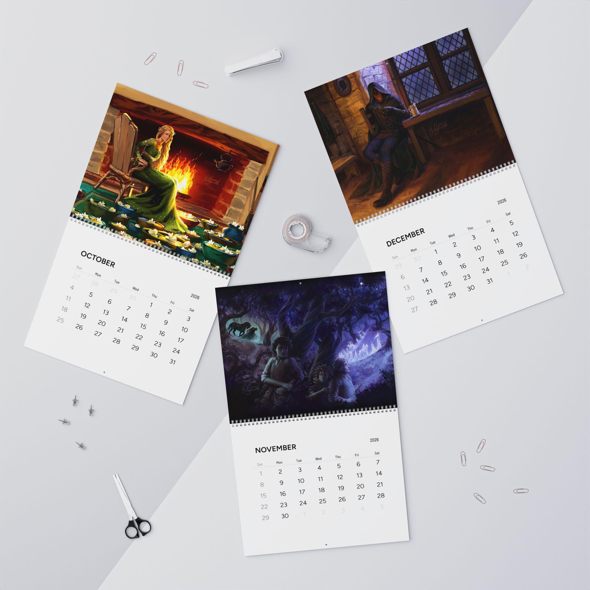 The Ring Sets Out - Wall Calendar (2026) - Lord of the Rings ...